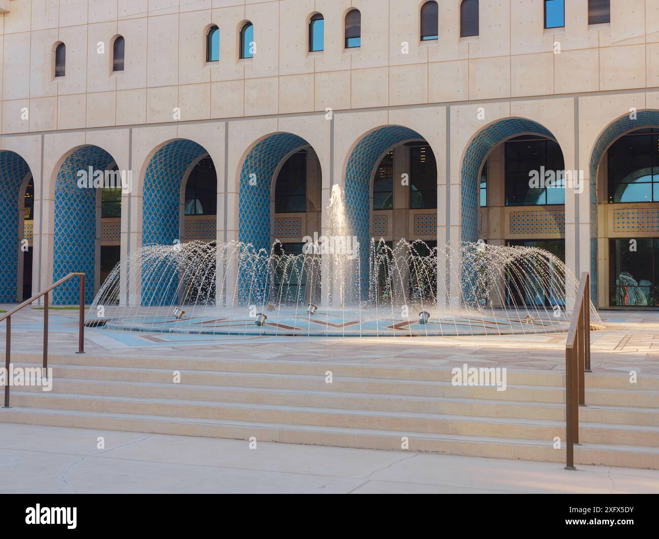 Exterior view of the Cultural Foundation, a museum and exhibition hall ...