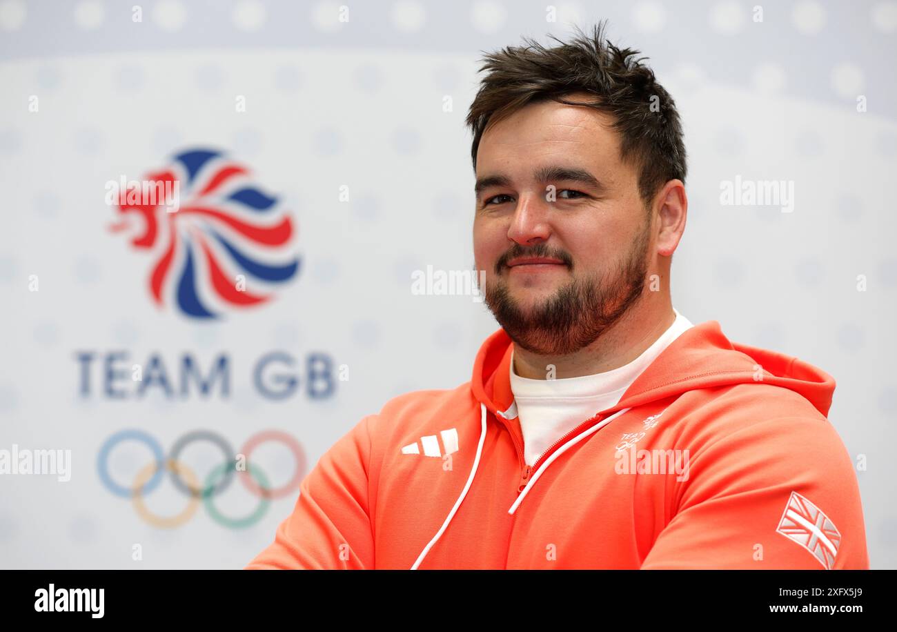 Scott Lincoln during a Team GB kitting out session for the Paris ...