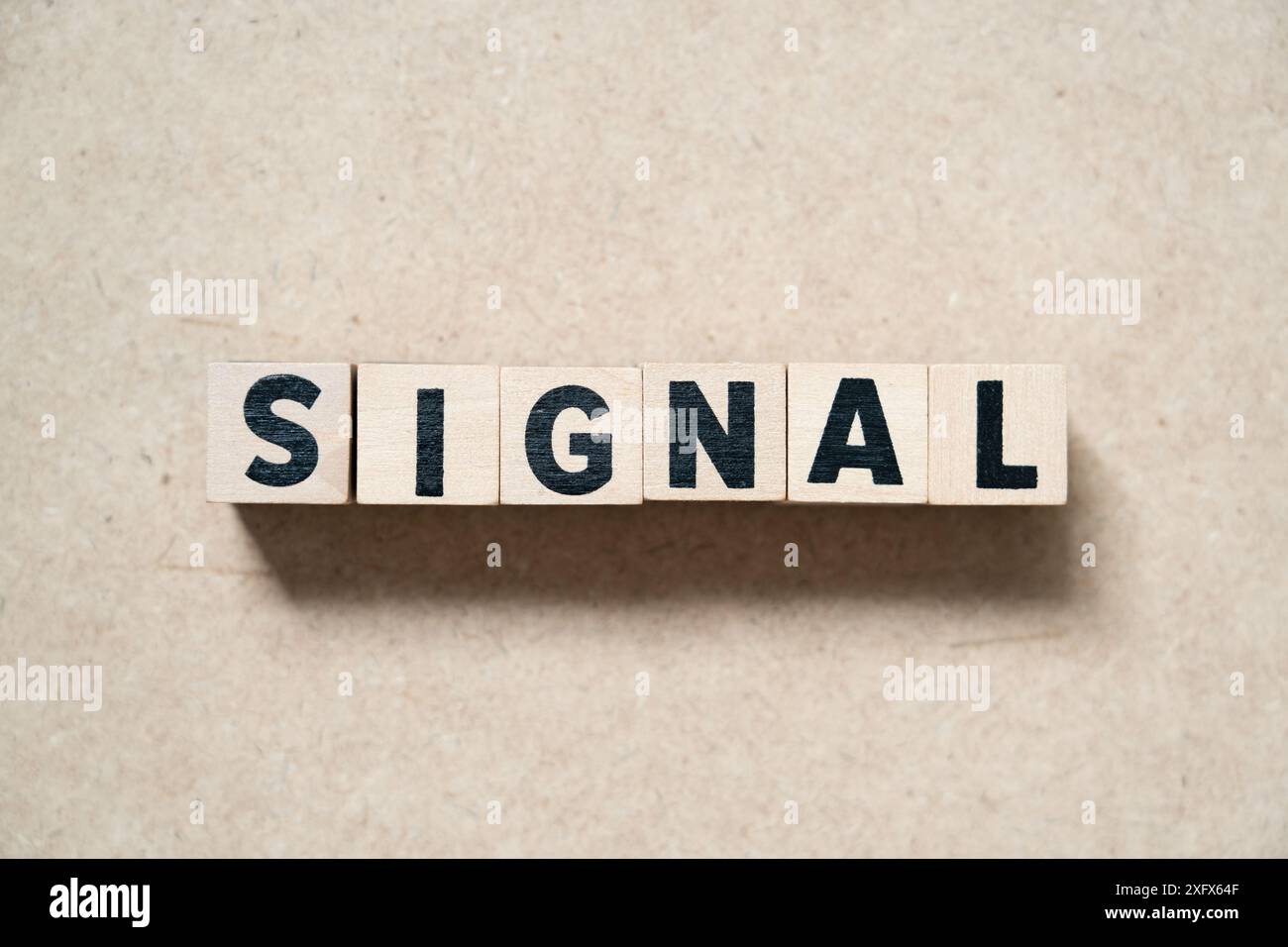 Alphabet letter block in word signal on wood background Stock Photo - Alamy