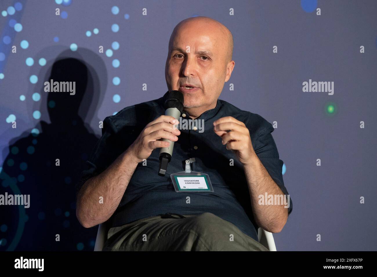 Milano, Italia. 05th July, 2024. Nella foto Cosimo Accoto Filosofo ...