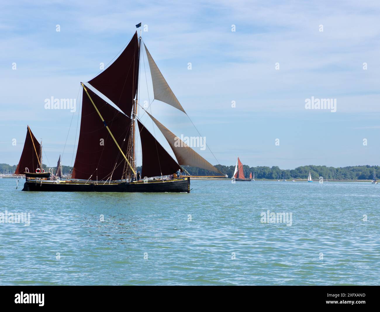 Thames barges sprit sail hi-res stock photography and images - Alamy