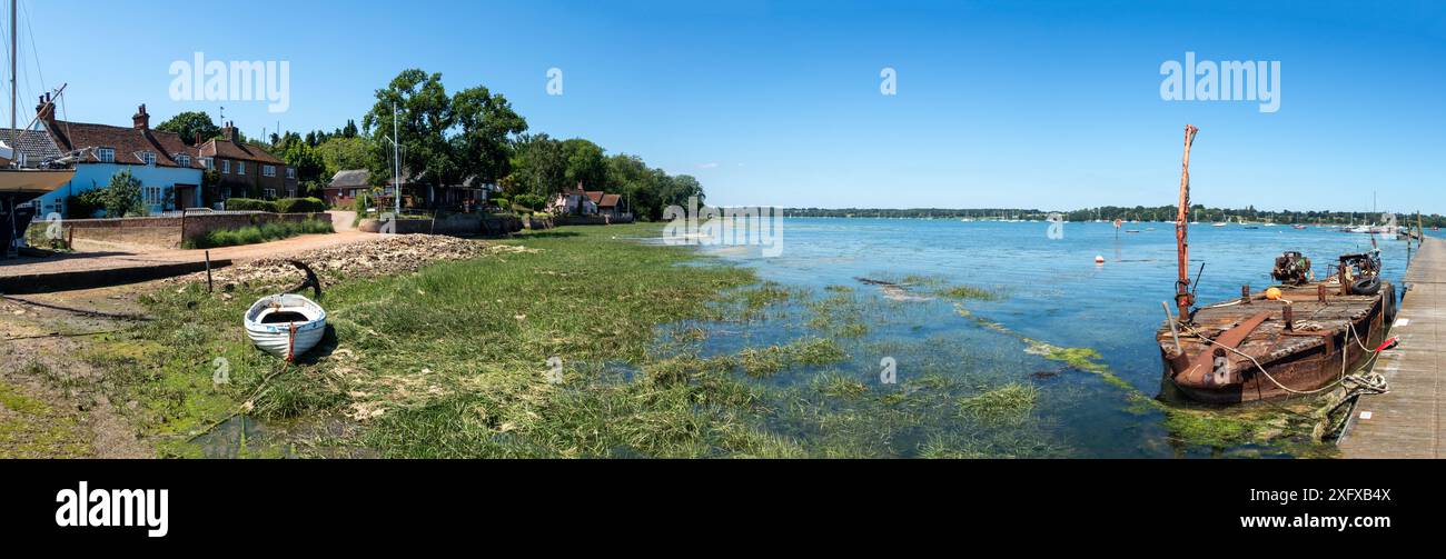 Pin Mill Orwell River Suffolk England Stock Photo - Alamy