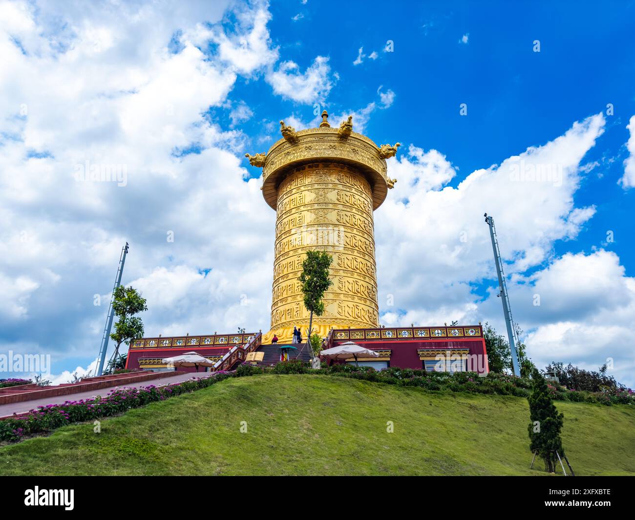 Temple, Stupa and Pagoda in Samten Hills Dalat, Vietnam Stock Photo - Alamy