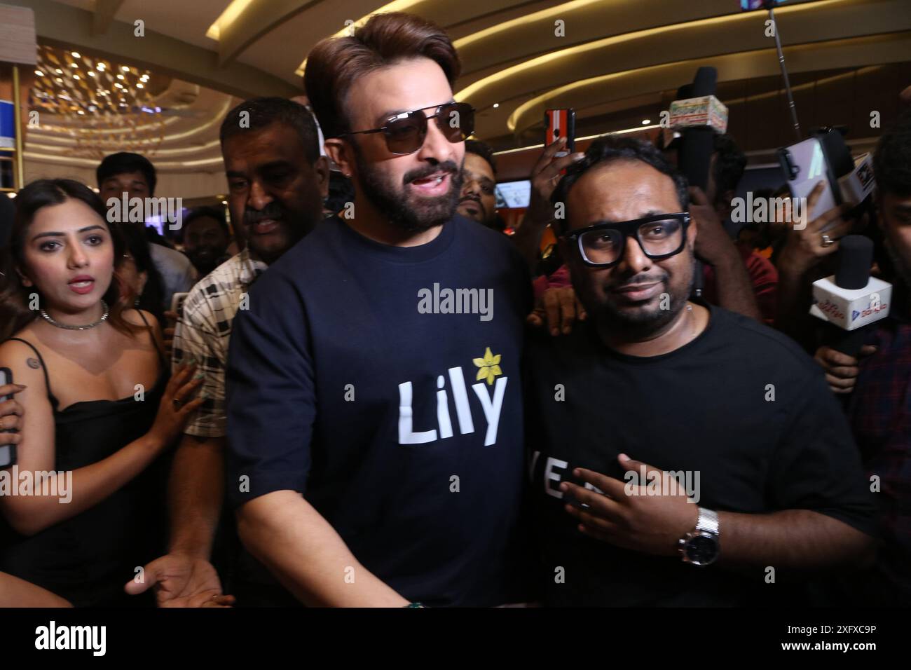 Bangladesh country Star Shakib Khan attends the premier of his new Film "Toofan" at South ...