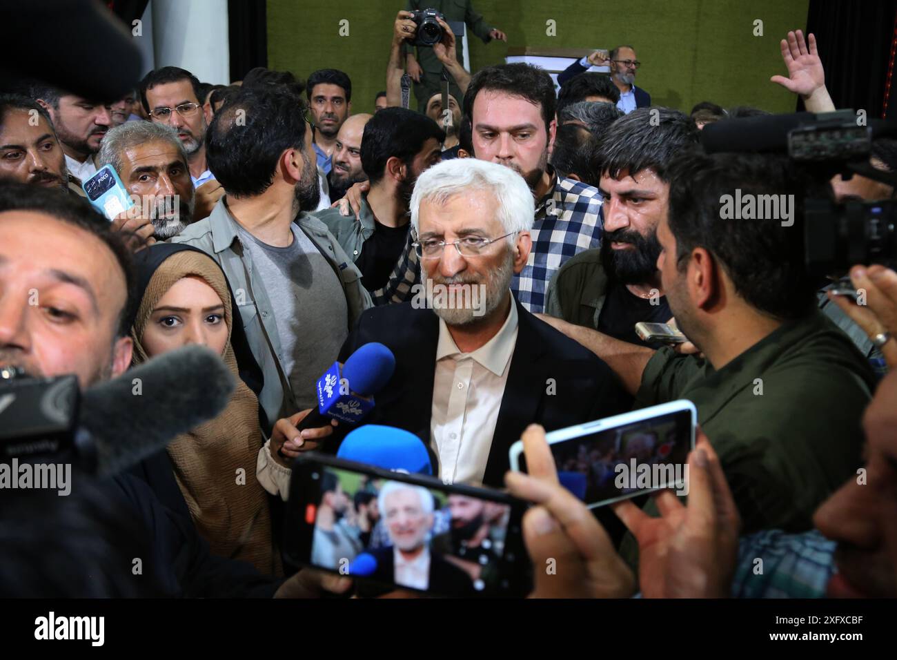 July 5, 2024, Qarchak, Tehran, Iran: Iranian presidential candidate and ...