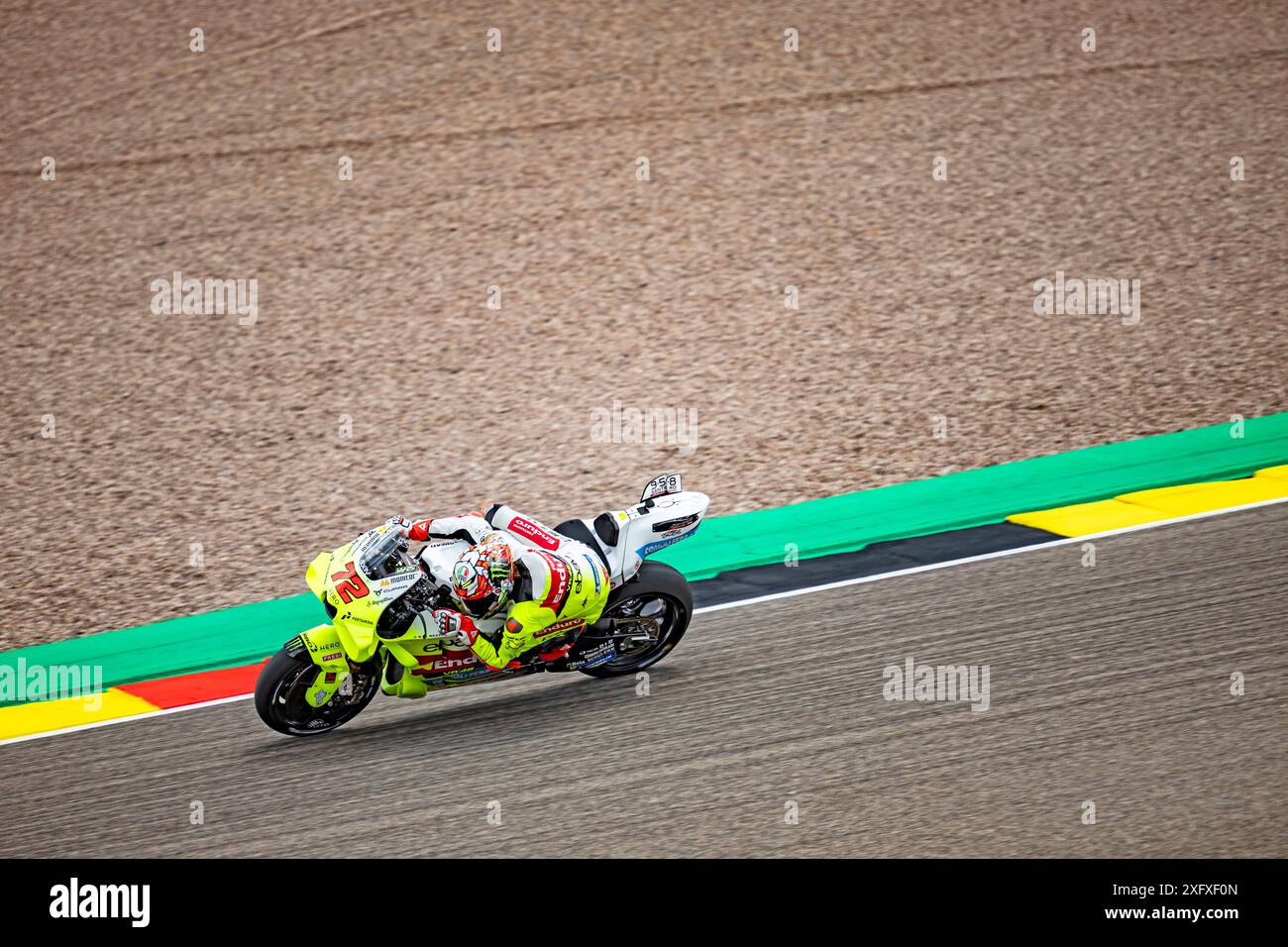 German MotoGP, Practice Day. 5th July, 2024. Number 72 Pertamina Enduro ...