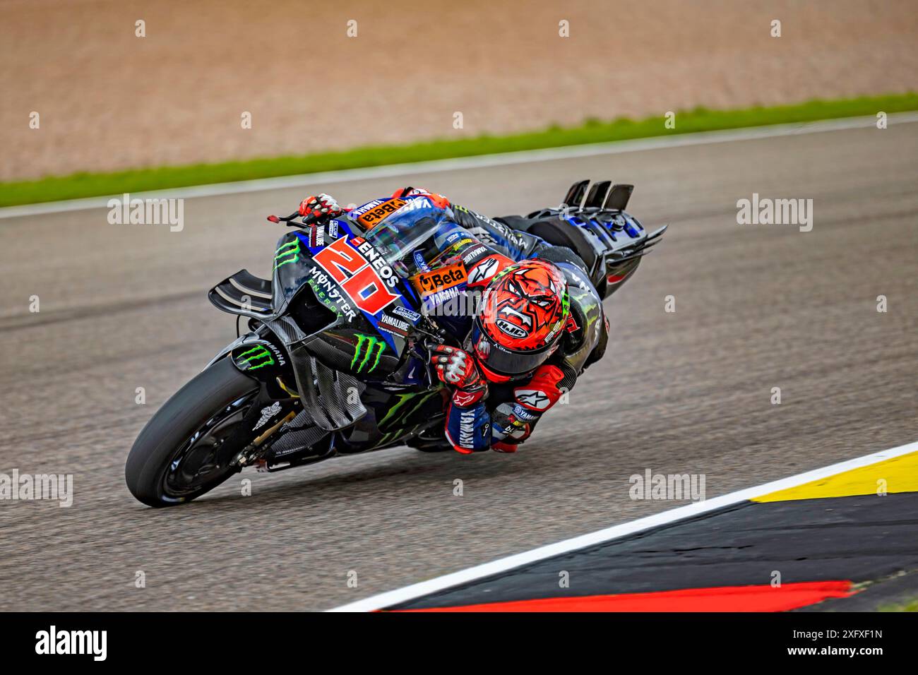 German MotoGP, Practice Day. 5th July, 2024. Number 20 Monster Energy ...