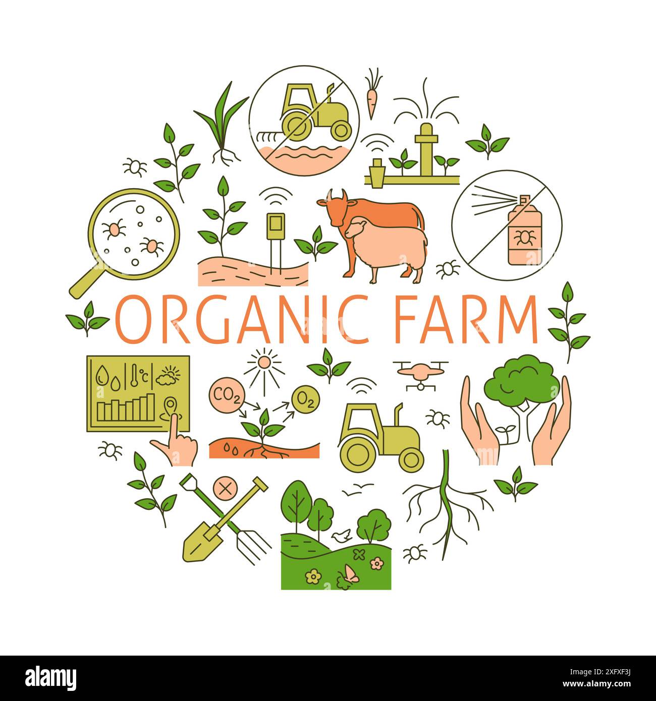 Regenerative farm Cut Out Stock Images & Pictures - Alamy