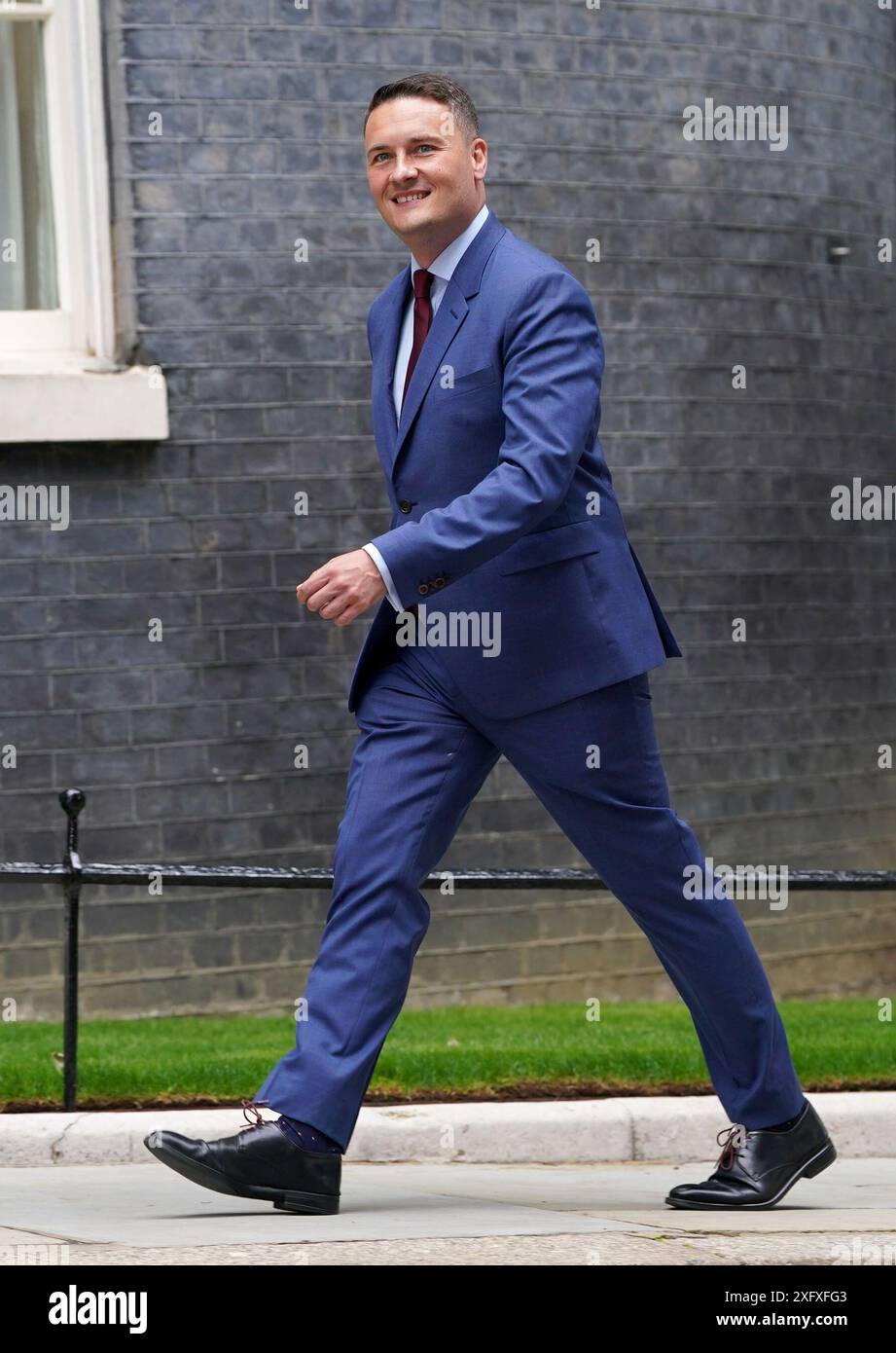 Labour MP Wes Streeting arrives at 10 Downing Street, London, following ...