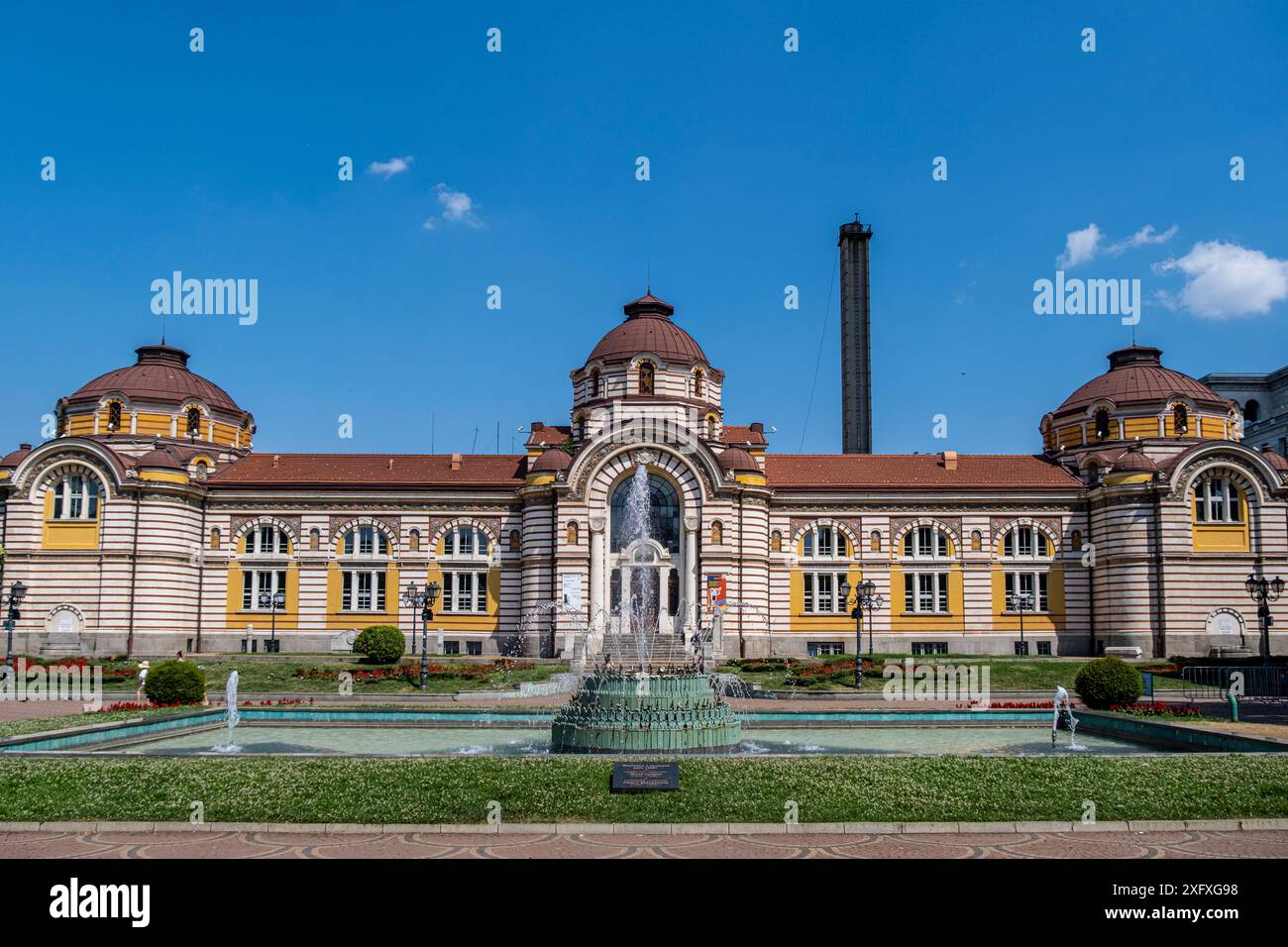 Central Mineral Bath, medieval Banski square, Sofia, Bulgaria Stock ...