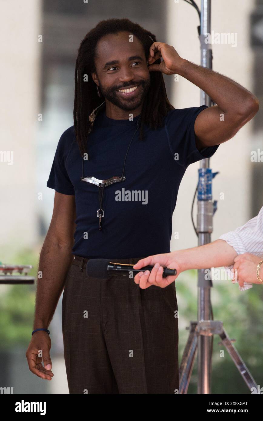 New York, USA. 05th July, 2024. Zem Audu, Bleachers on stage for NBC ...