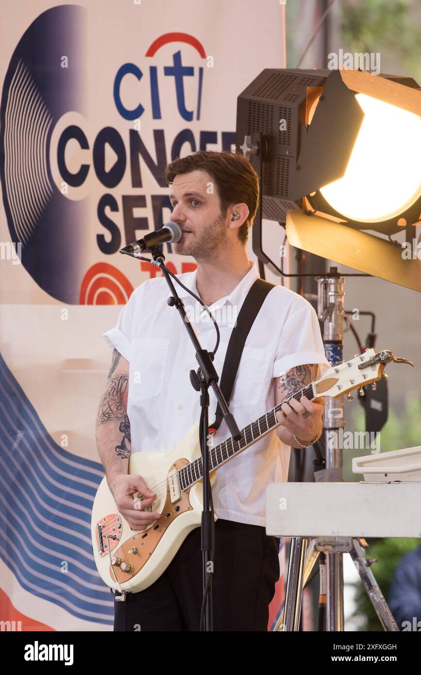 New York, USA. 05th July, 2024. Mikey Freedom Hart, Bleachers on stage ...