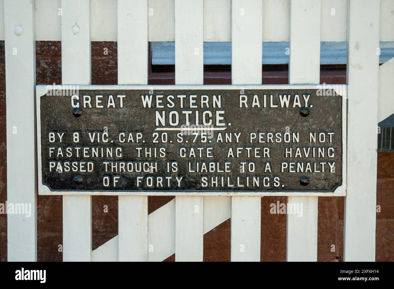 Great Western Railway vintage sign Stock Photo - Alamy