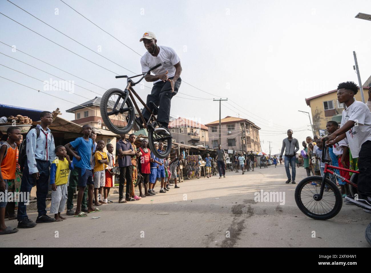 Spanish-Nigerian BMX freestyle rider Courage Adams returns to Lagos ...