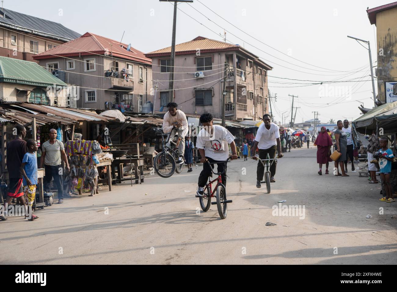 Spanish-Nigerian BMX freestyle rider Courage Adams returns to Lagos ...