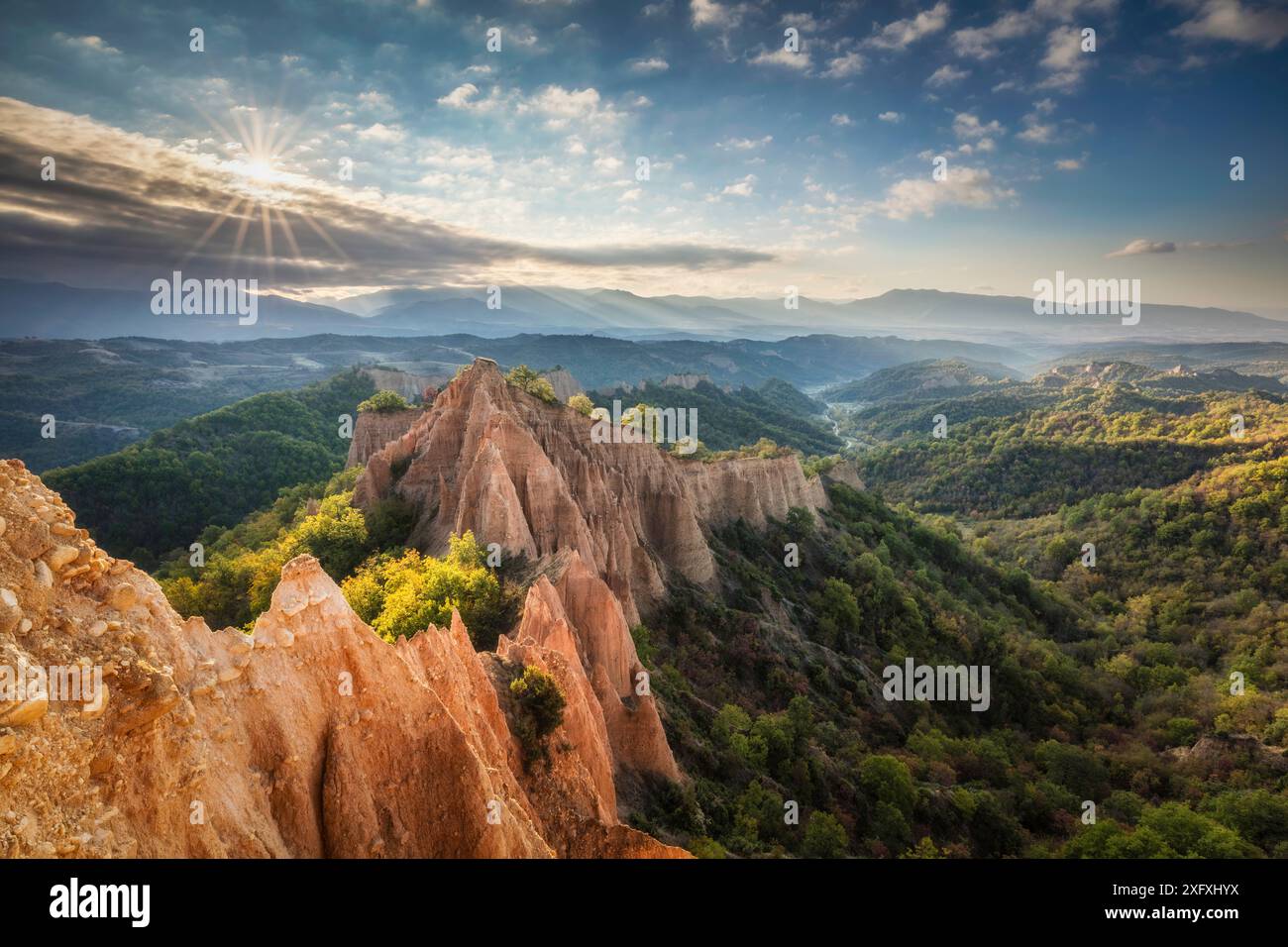 Sand Pyramids, Rozhen, Melnik, Bulgaria. October 2017 Stock Photo - Alamy