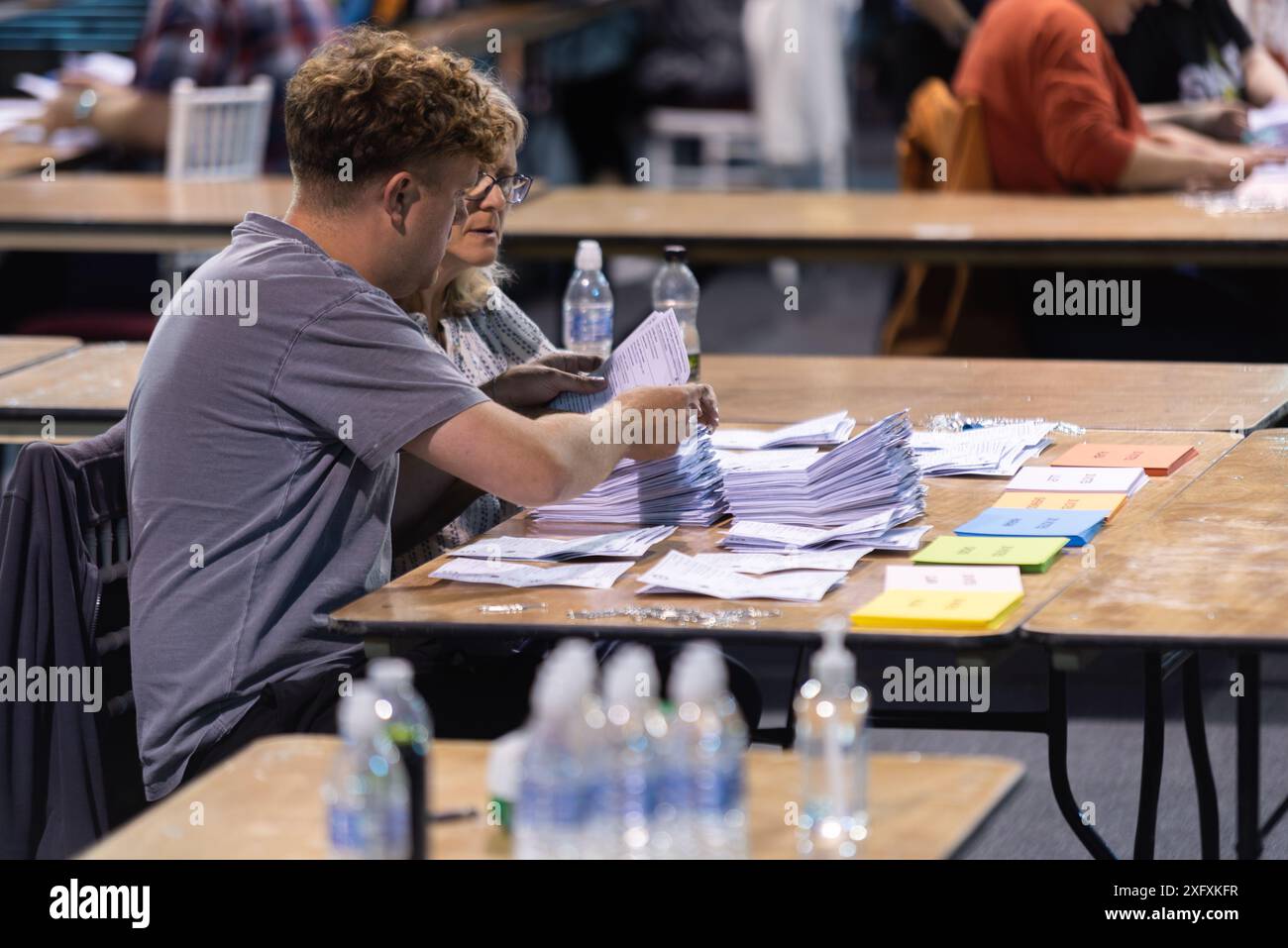 Verification and ballot count process underway for the 2024 UK ...