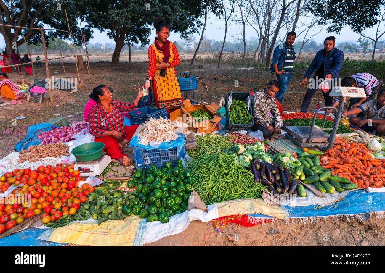 Terai people chitwan hi-res stock photography and images - Alamy