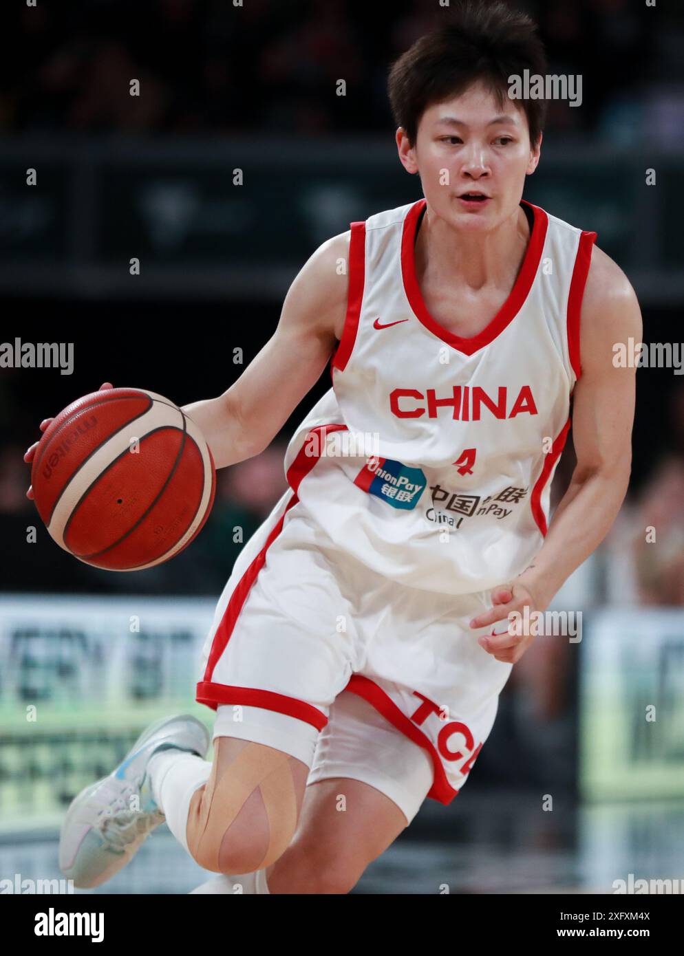 Melbourne, Australia. 5th July, 2024. Yang Liwei of China drives the ...