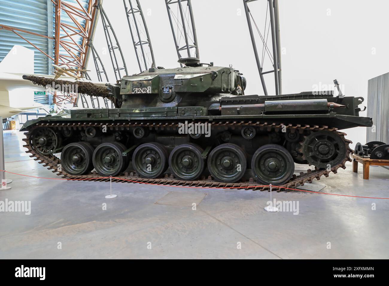 A Centurion Tank on display at the Royal Air Force Museum Midlands ...