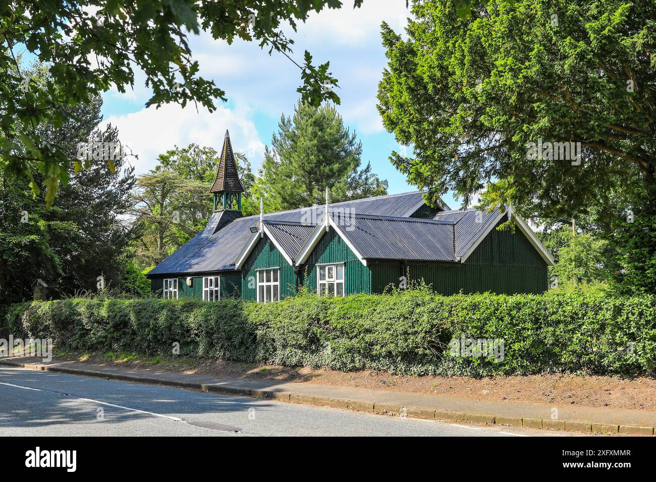 St Peter's Church, a 'tin tabernacle' style building, Lower Withington ...