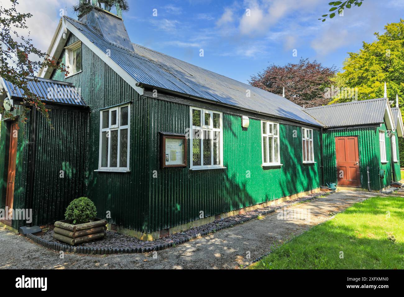 St Peter's Church, a 'tin tabernacle' style building, Lower Withington ...