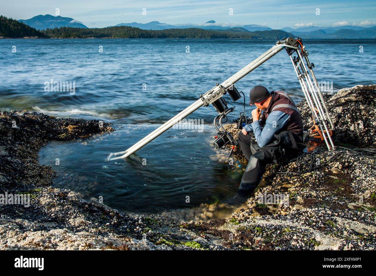 Specialist motion control rig to film underwater timelapse in a ...