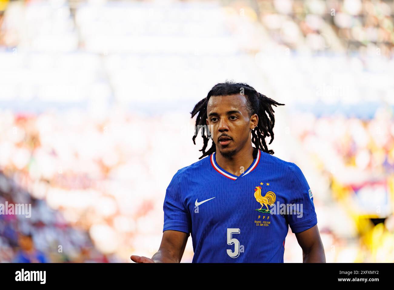 Jules Kounde seen during UEFA Euro 2024 game between national teams of ...