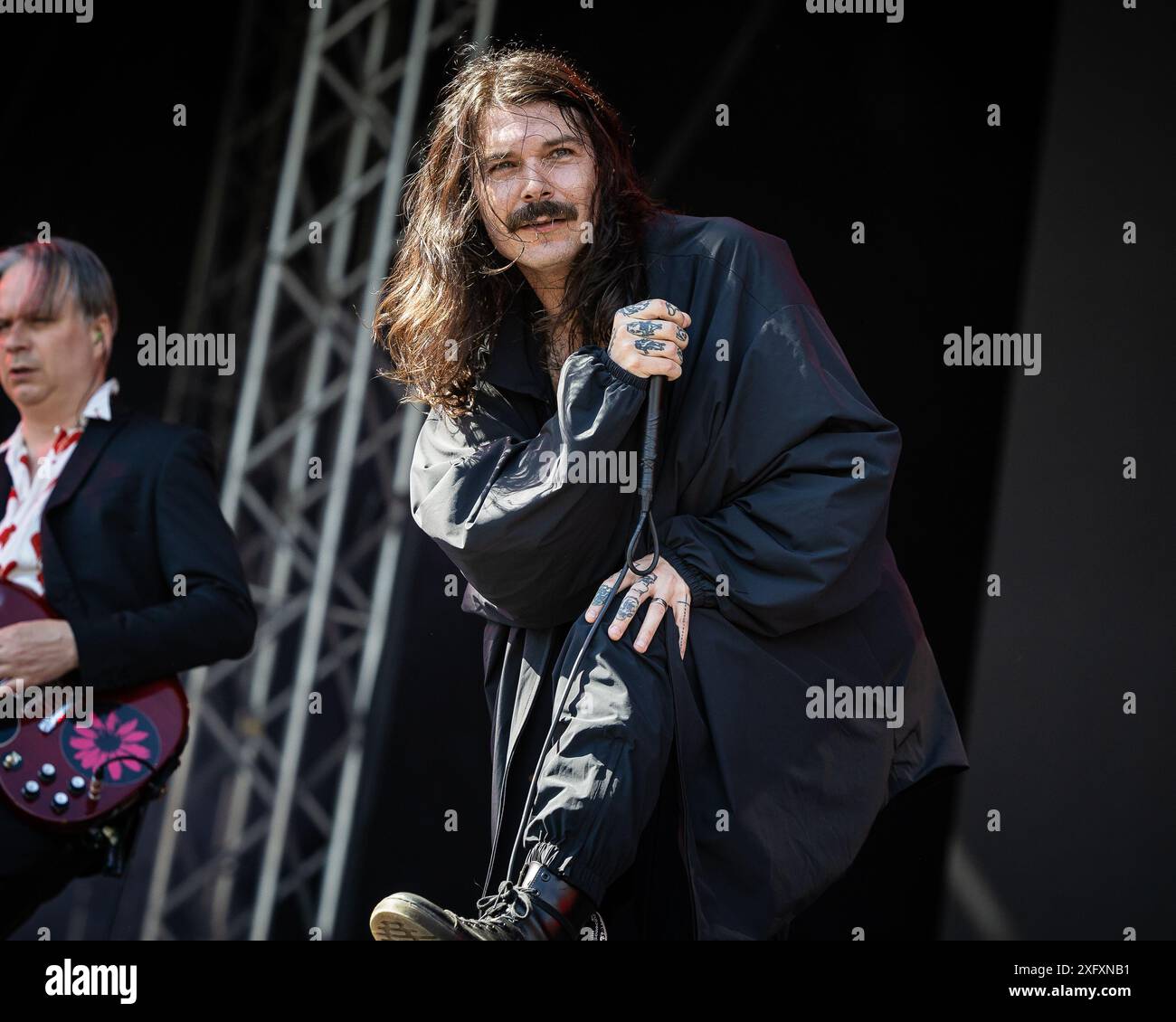 Simon Neil at Tons of Rock Festival in Norway in June 2024 Stock Photo ...