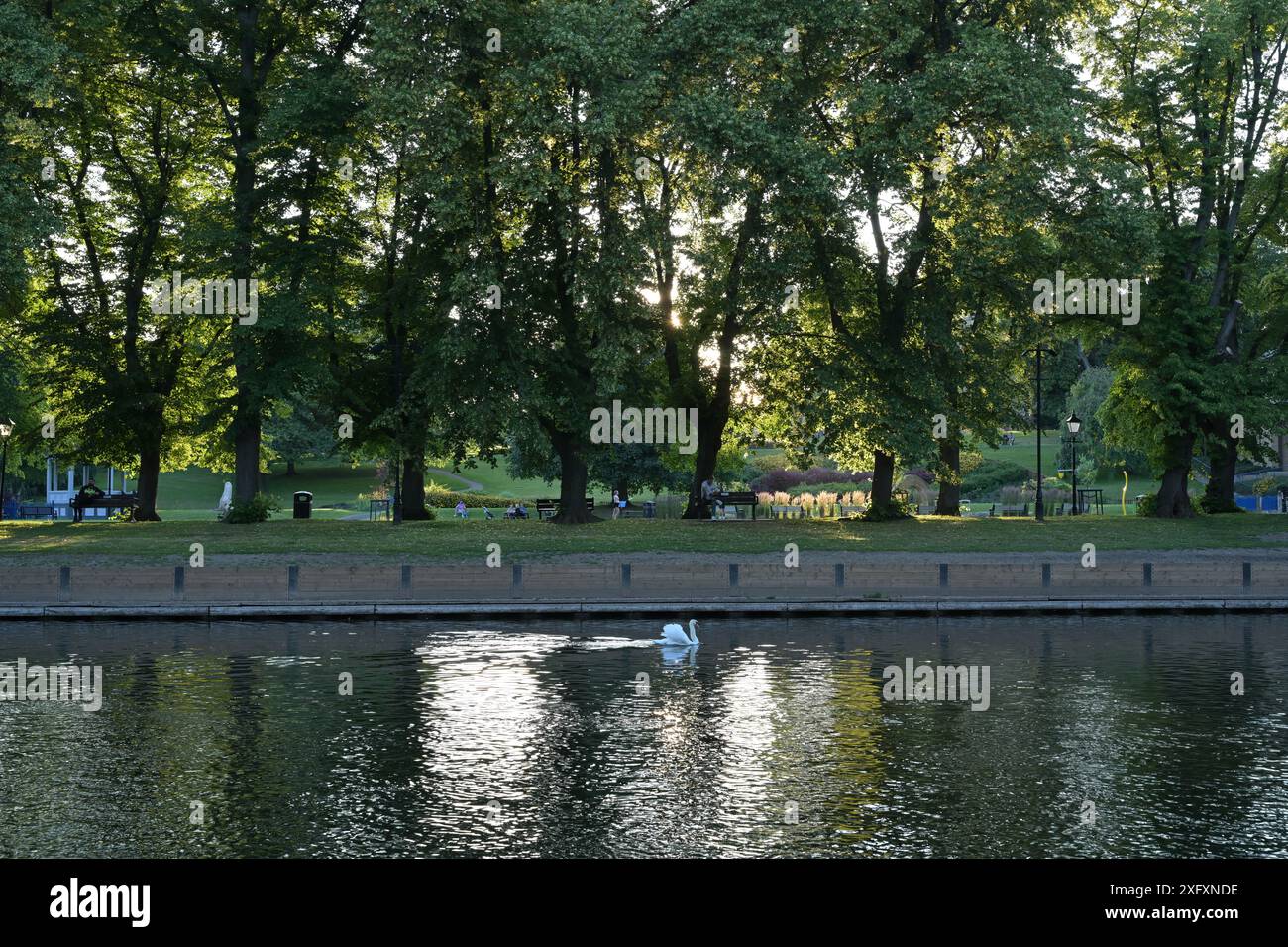 The River Avon, Evesham, UK Stock Photo - Alamy