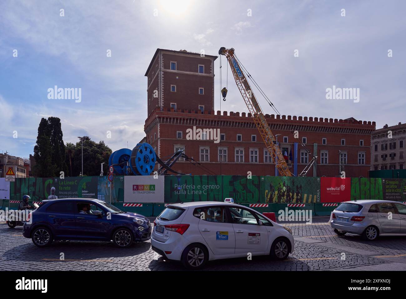 Works for a metro station at Piazza Venezia square in Rome (2024 ...
