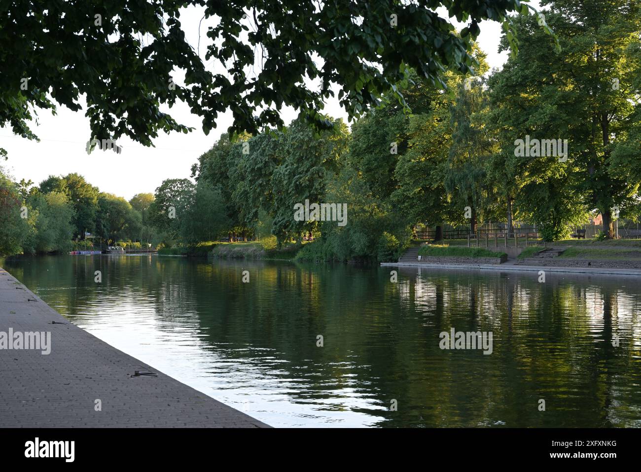 The River Avon, Evesham, UK Stock Photo - Alamy