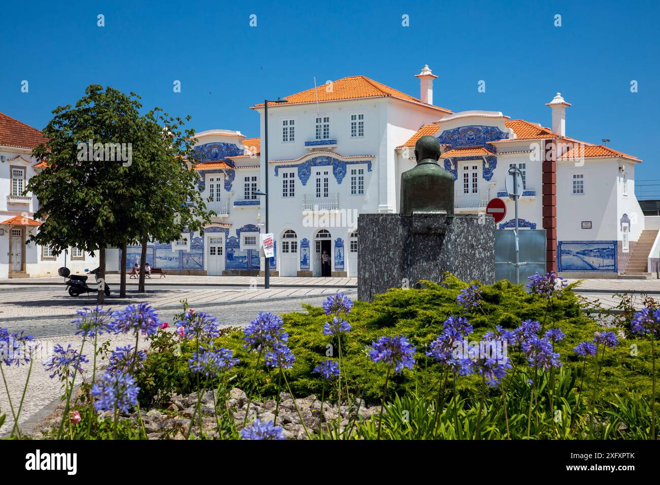 Aveiro, Portugal - 23rd June 2024; Historic building of old Aveiro ...
