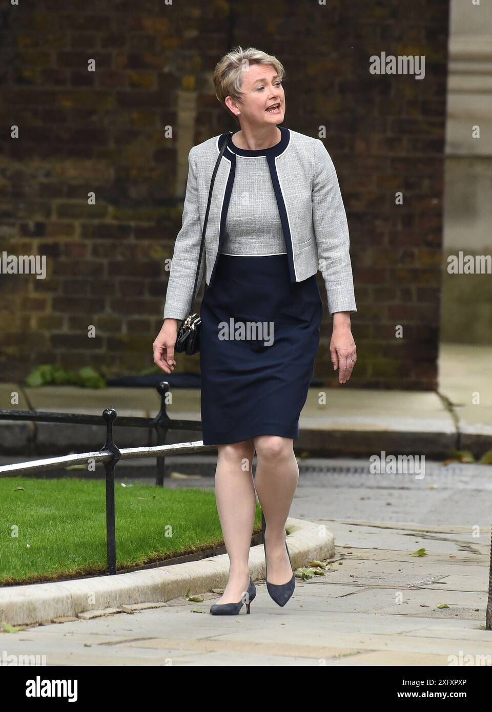 Downing Street London 5th July 2024. Yvette Cooper arrives in Downing ...