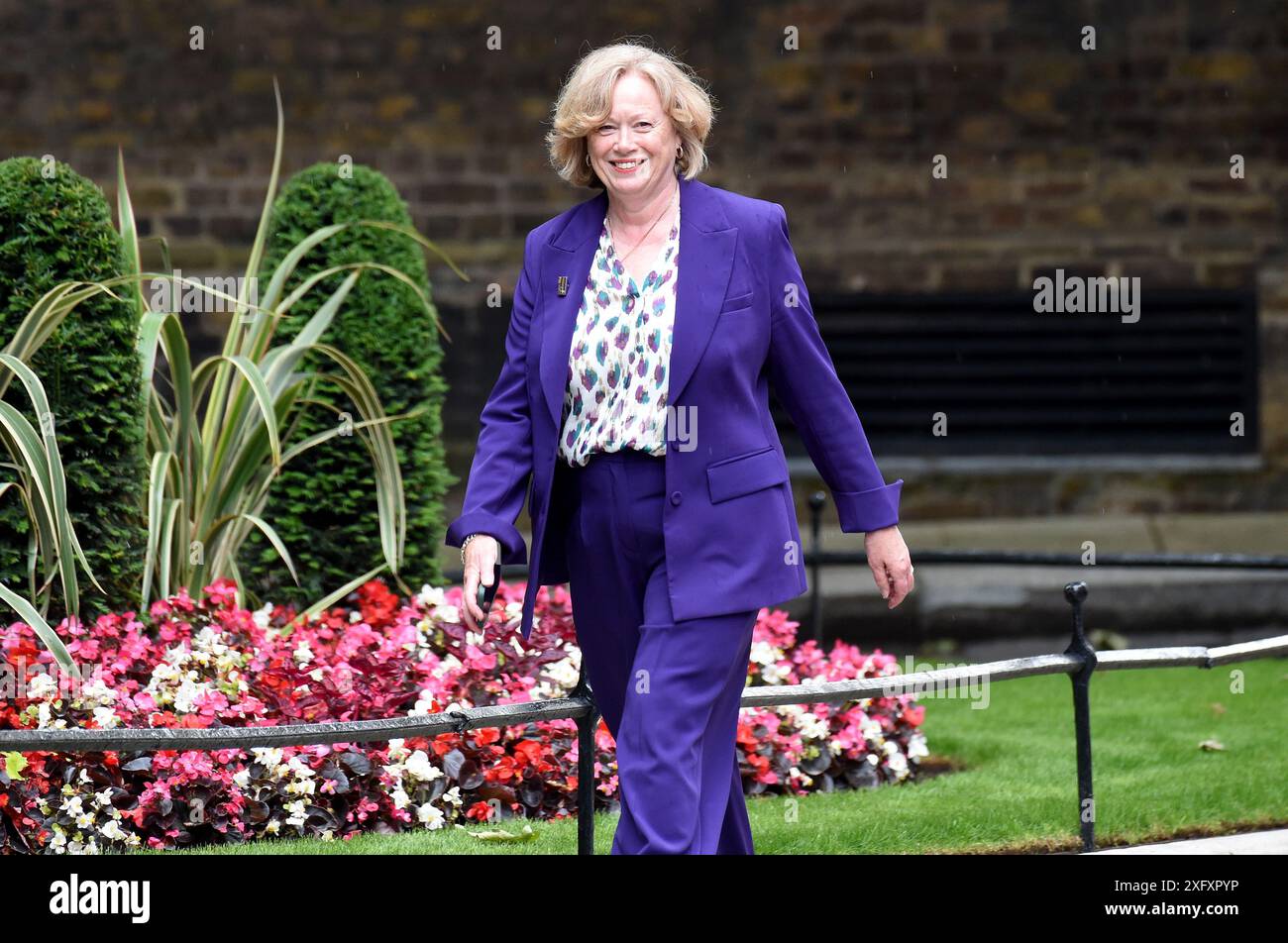 Downing Street London 5th July 2024. Baroness Angela Smith arrives in ...