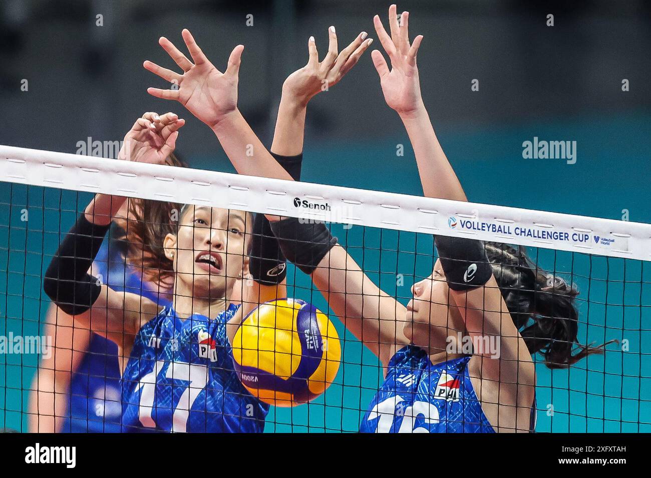 Manila, Philippines. 5th July, 2024. Thea Allison Gagate (L) and Arah ...