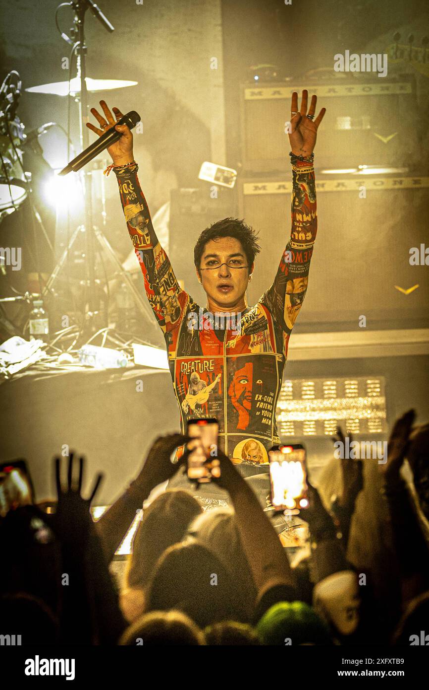 Palaye Royale live on stage at Rockhouse Salzburg with Leith, Sebastian ...