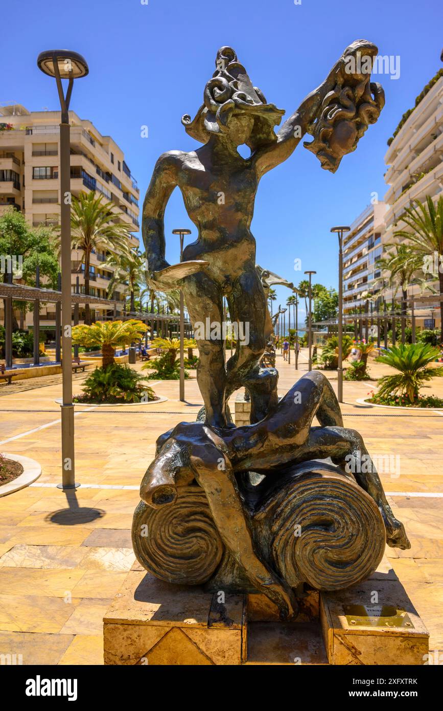 Salvador Dali sculpture Perseo, Esculturas de Dalí, Avenida del Mar ...
