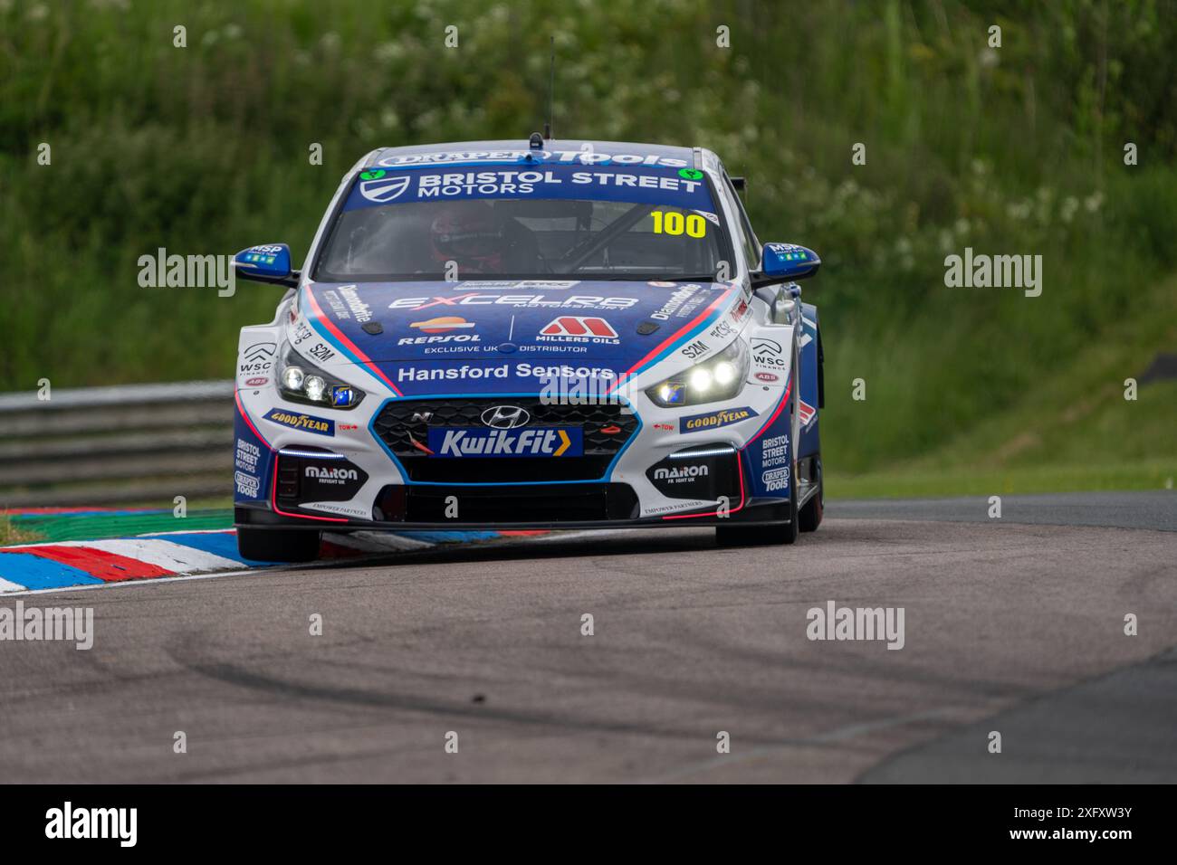 Andover, Hampshire - June 8th 2024: British Touring Car Championship Thruxton FP2 Tom Ingram 100 ...