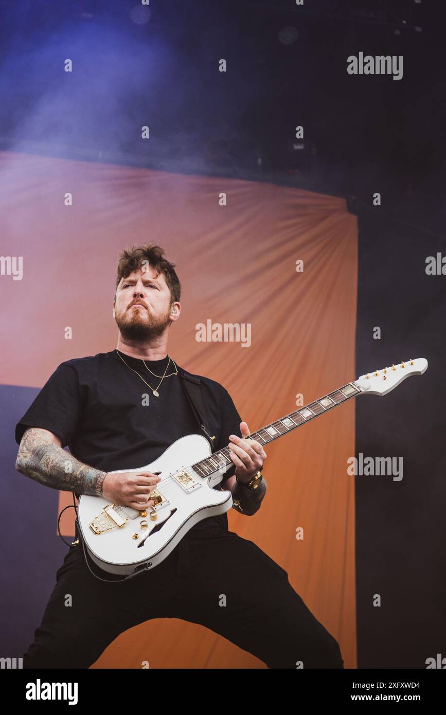 The Danish rock band, Siamese, performed at Copenhell Festival 2024 ...
