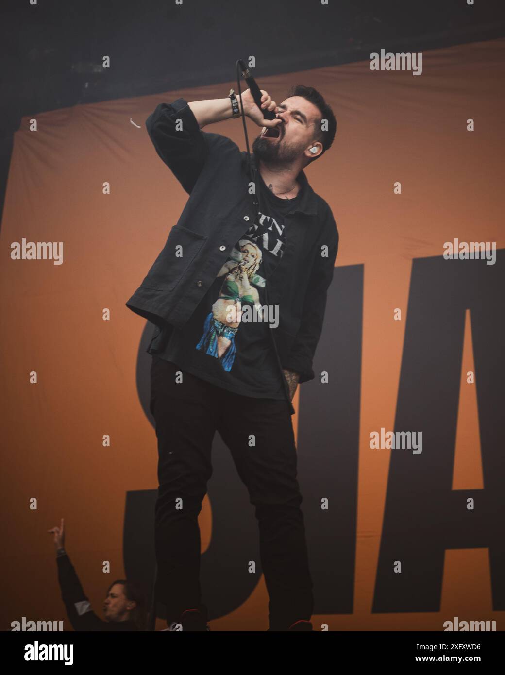 The Danish rock band, Siamese, performed at Copenhell Festival 2024 ...