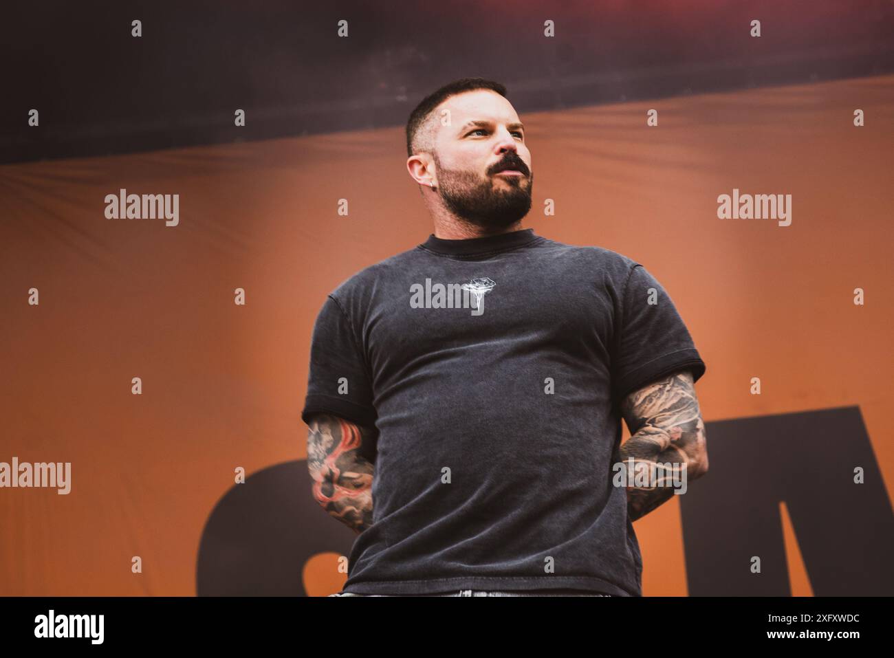 The Danish rock band, Siamese, performed at Copenhell Festival 2024 ...