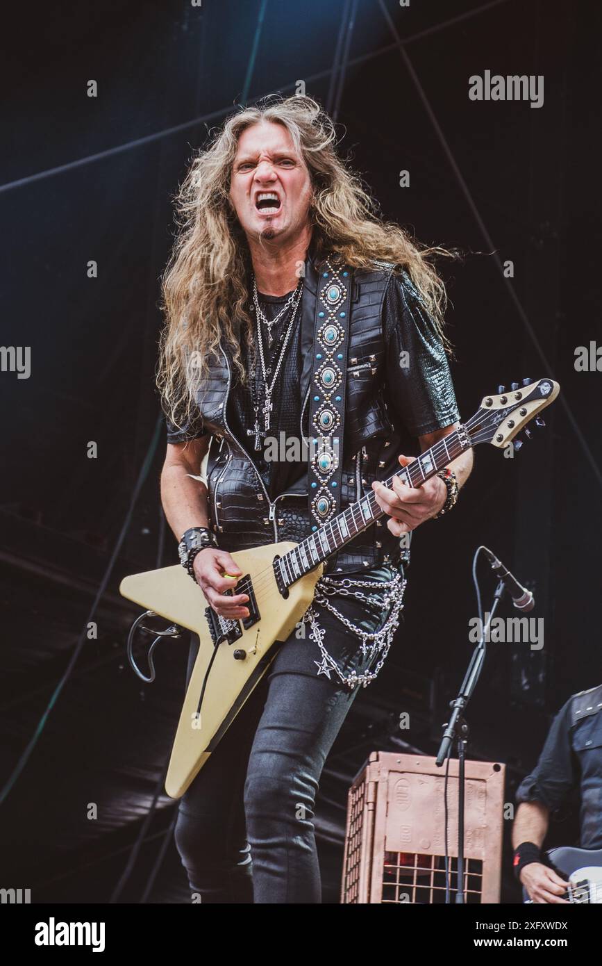 The german heavy metal Accept band performed at Danish Copenhell ...