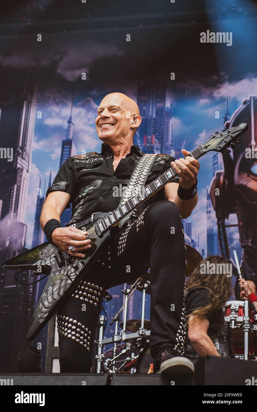 The german heavy metal Accept band performed at Danish Copenhell ...