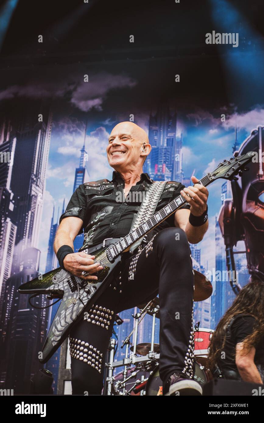 The german heavy metal Accept band performed at Danish Copenhell ...