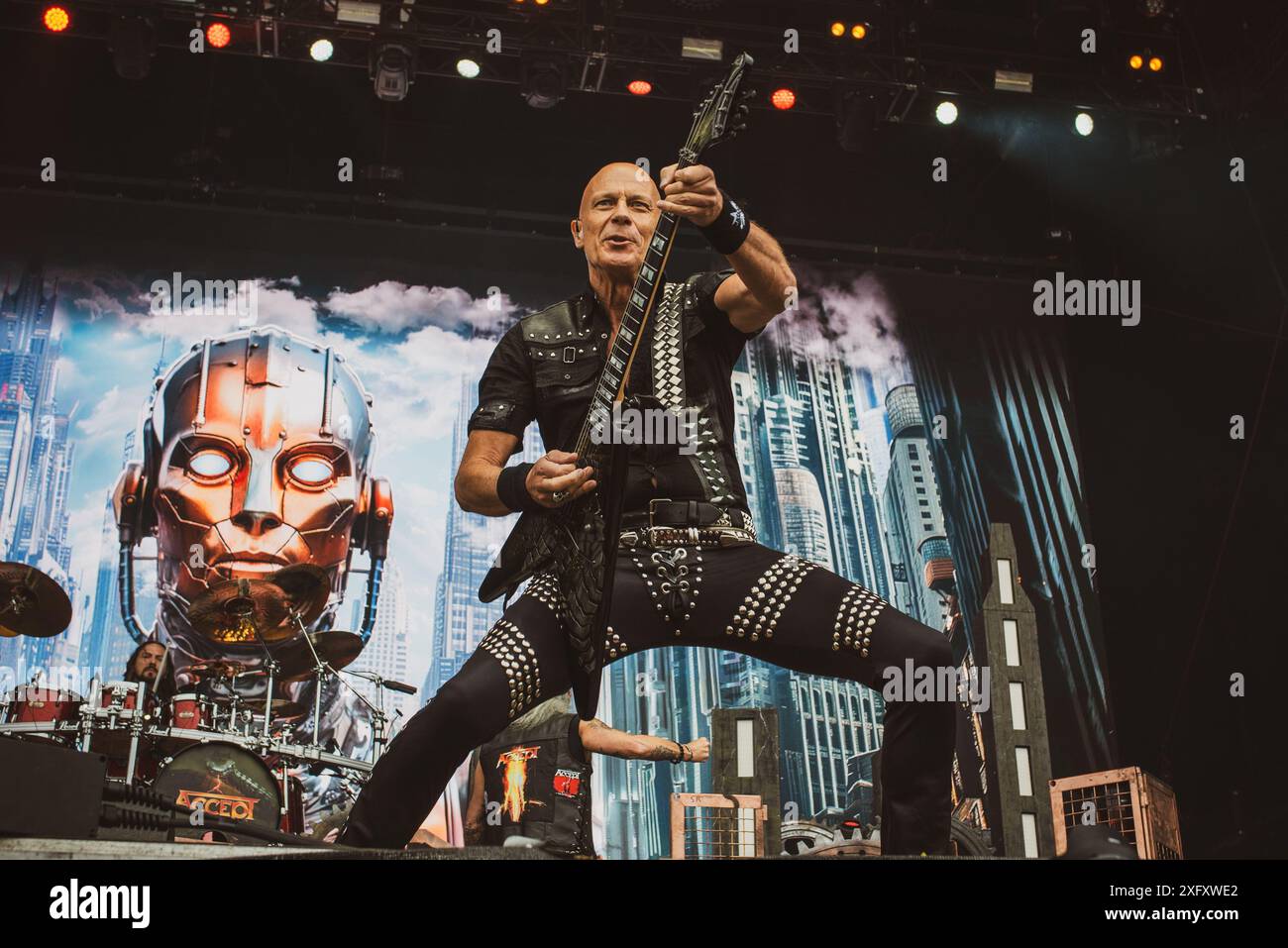 The german heavy metal Accept band performed at Danish Copenhell ...