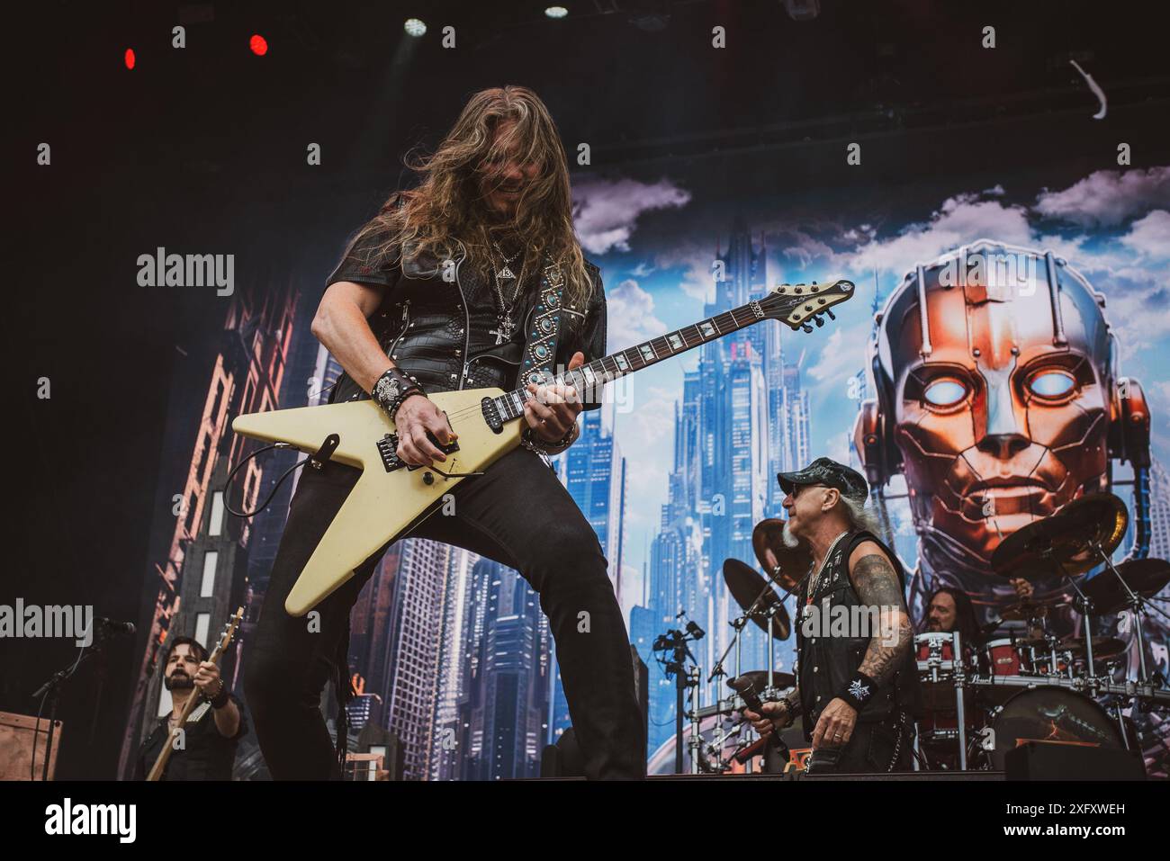 The german heavy metal Accept band performed at Danish Copenhell ...