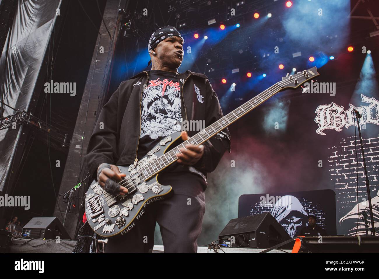 The Rap Metal Body Count band performed at Danisch Copenhell festival ...