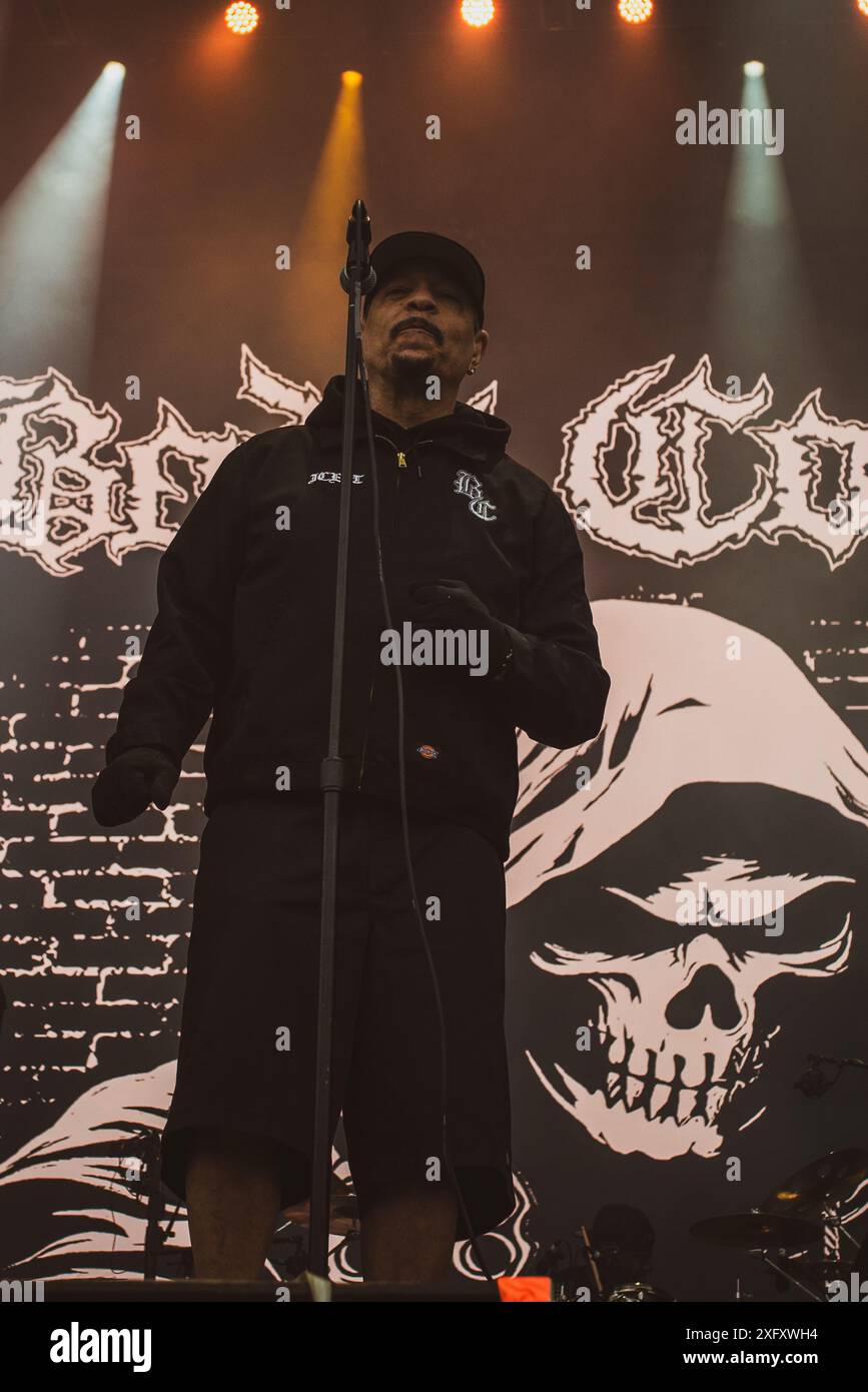 The Rap Metal Body Count band performed at Danisch Copenhell festival ...