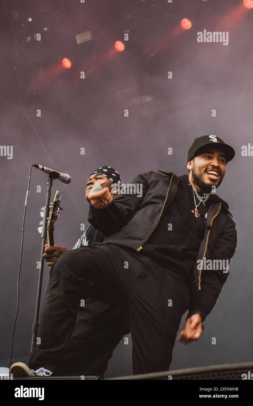 The Rap Metal Body Count band performed at Danisch Copenhell festival ...